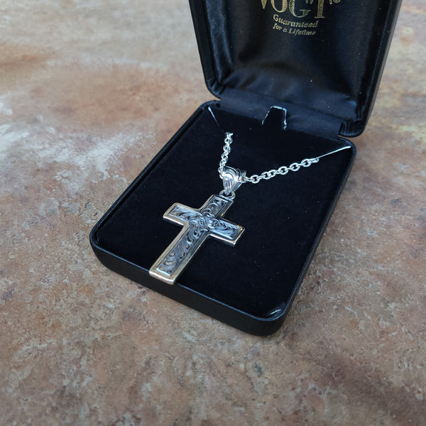 Vogt - San Angelo Cross Necklace - Allgood Custom Leather