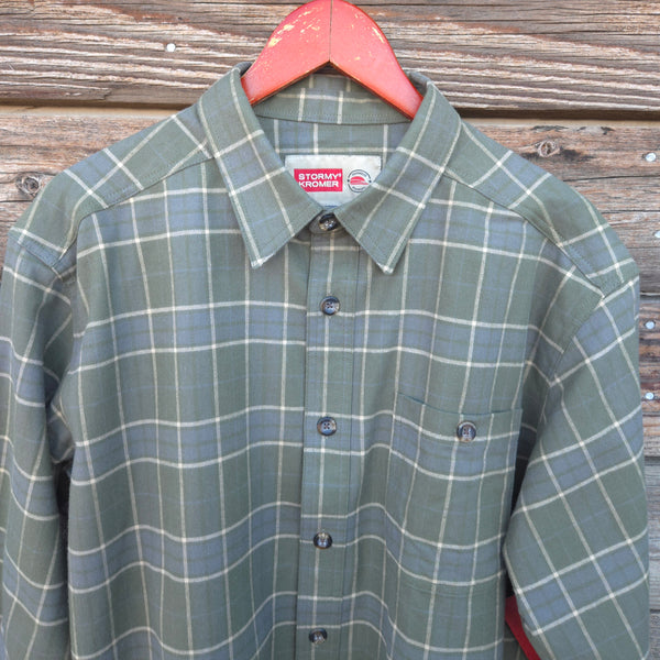 Stormy Kromer - Flannel Shirt - Rubbed Sage - Allgood Custom Leather