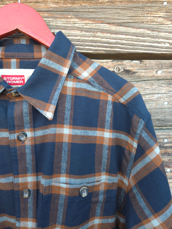 Stormy Kromer - Flannel Shirt - Campfire Plaid - Allgood Custom Leather