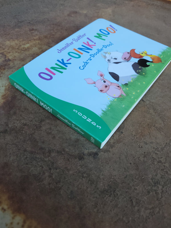 Oink-Oink-Moo Board Book - Allgood Custom Leather